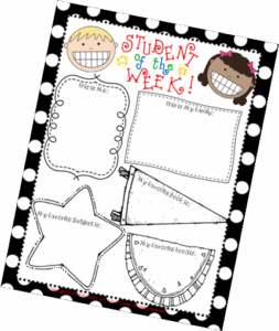 6 Ways to Include a Star Student of the Week - Create Your Balance with ...